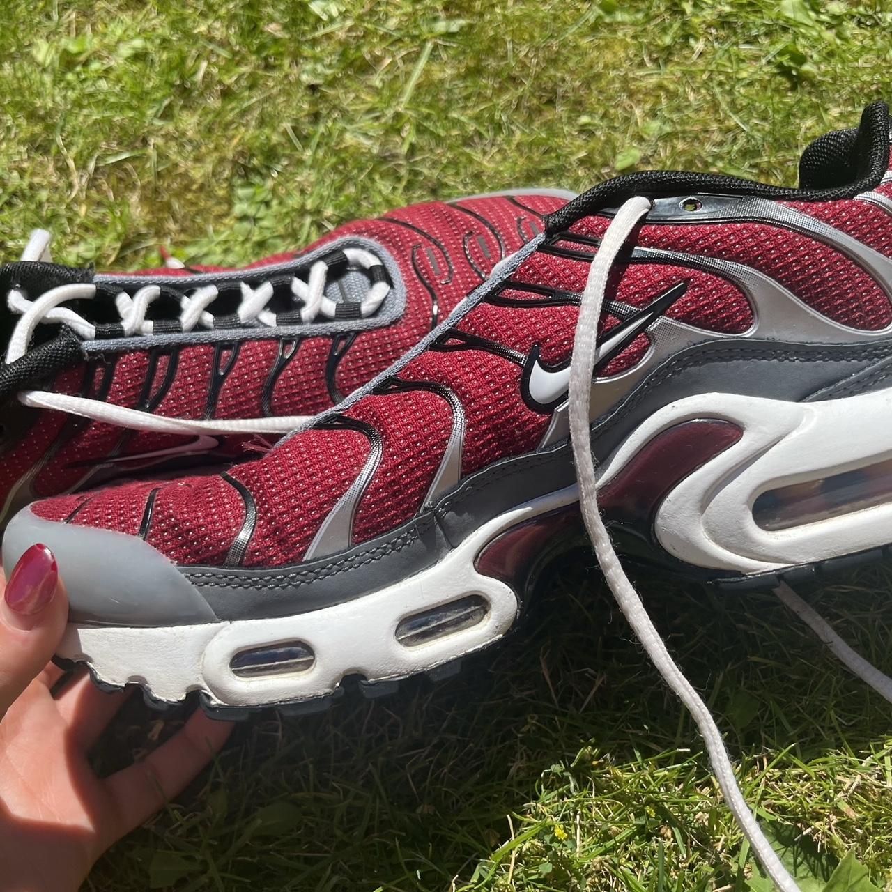 Red TNs Air Max Plus - Depop