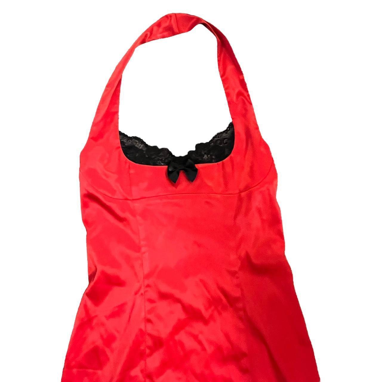 Dollskill Current Mood Red Lace Mini Dress Size:... | Depop