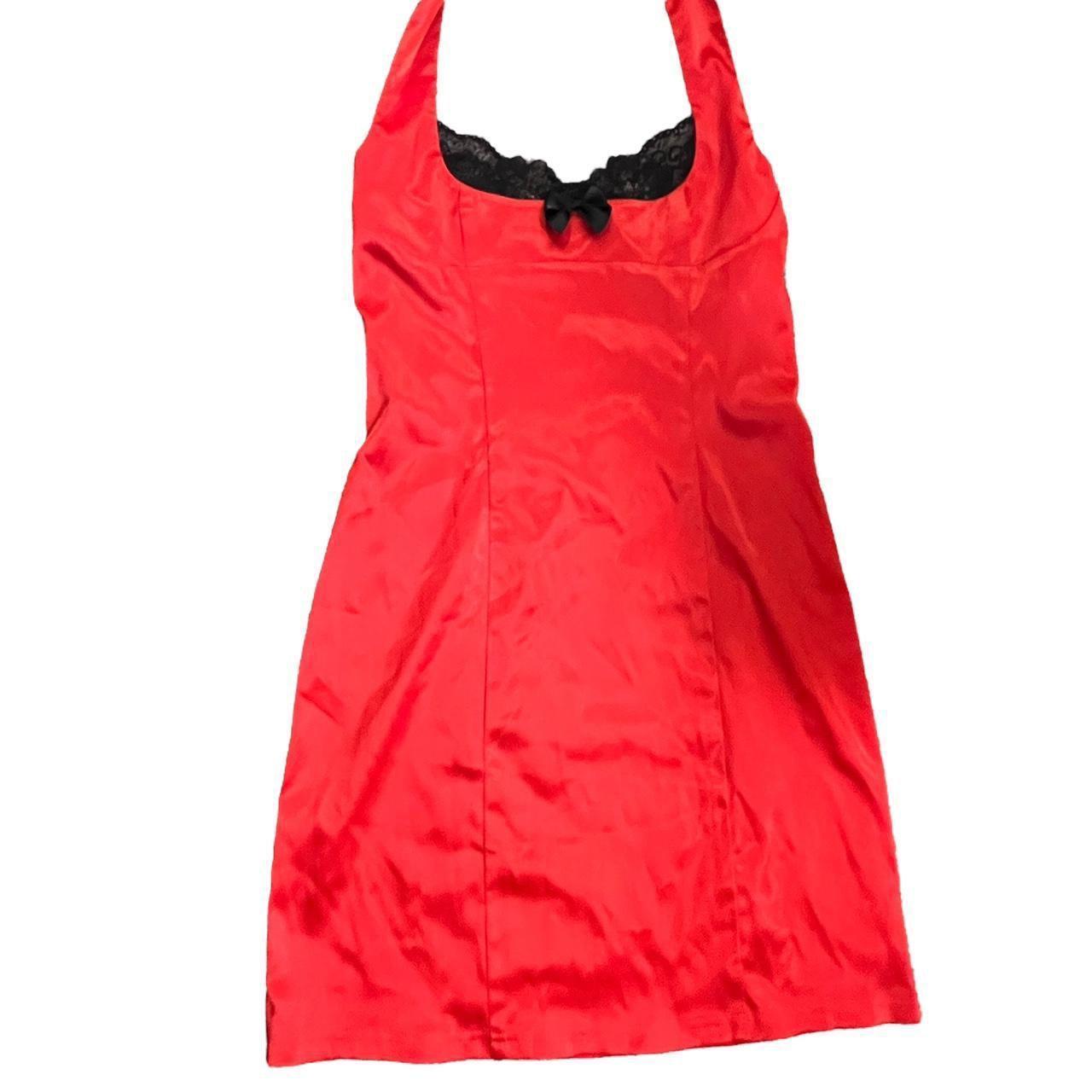 Dollskill Current Mood Red Lace Mini Dress Size:... | Depop