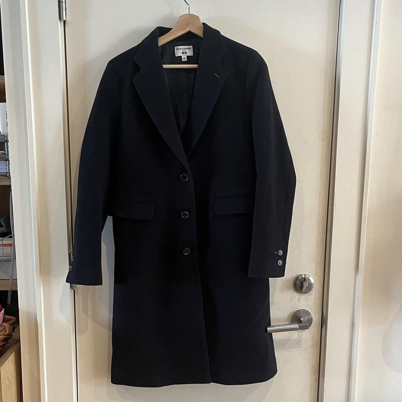 Barely worn, Black Ines De La Fressange Uni Qlo Wool... - Depop