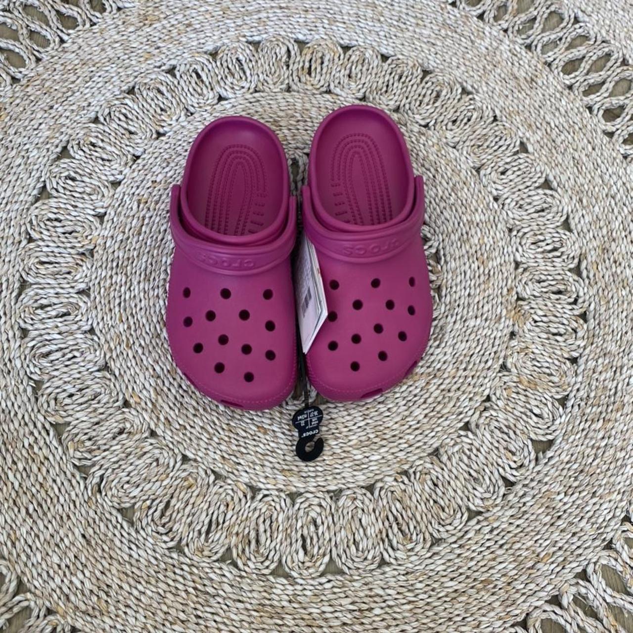 Crocs Women's Pink Clogs | Depop