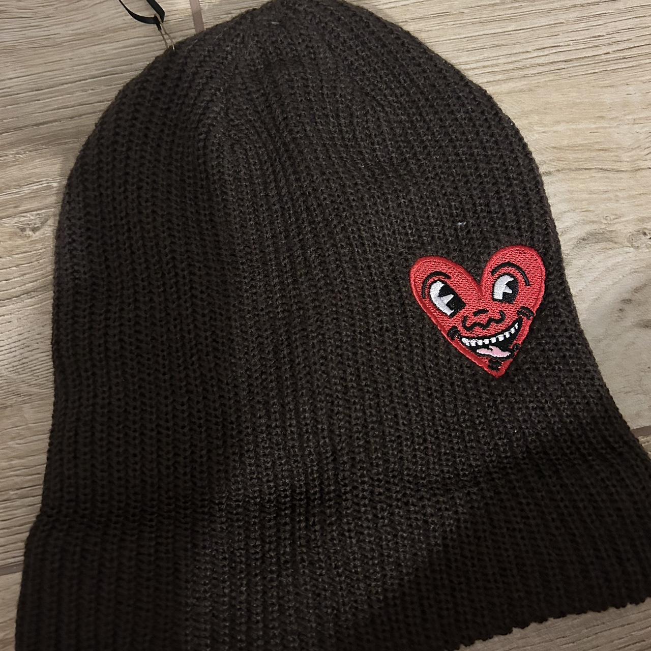 Keith Haring x Shoe Palace Beanie brown brand new... - Depop