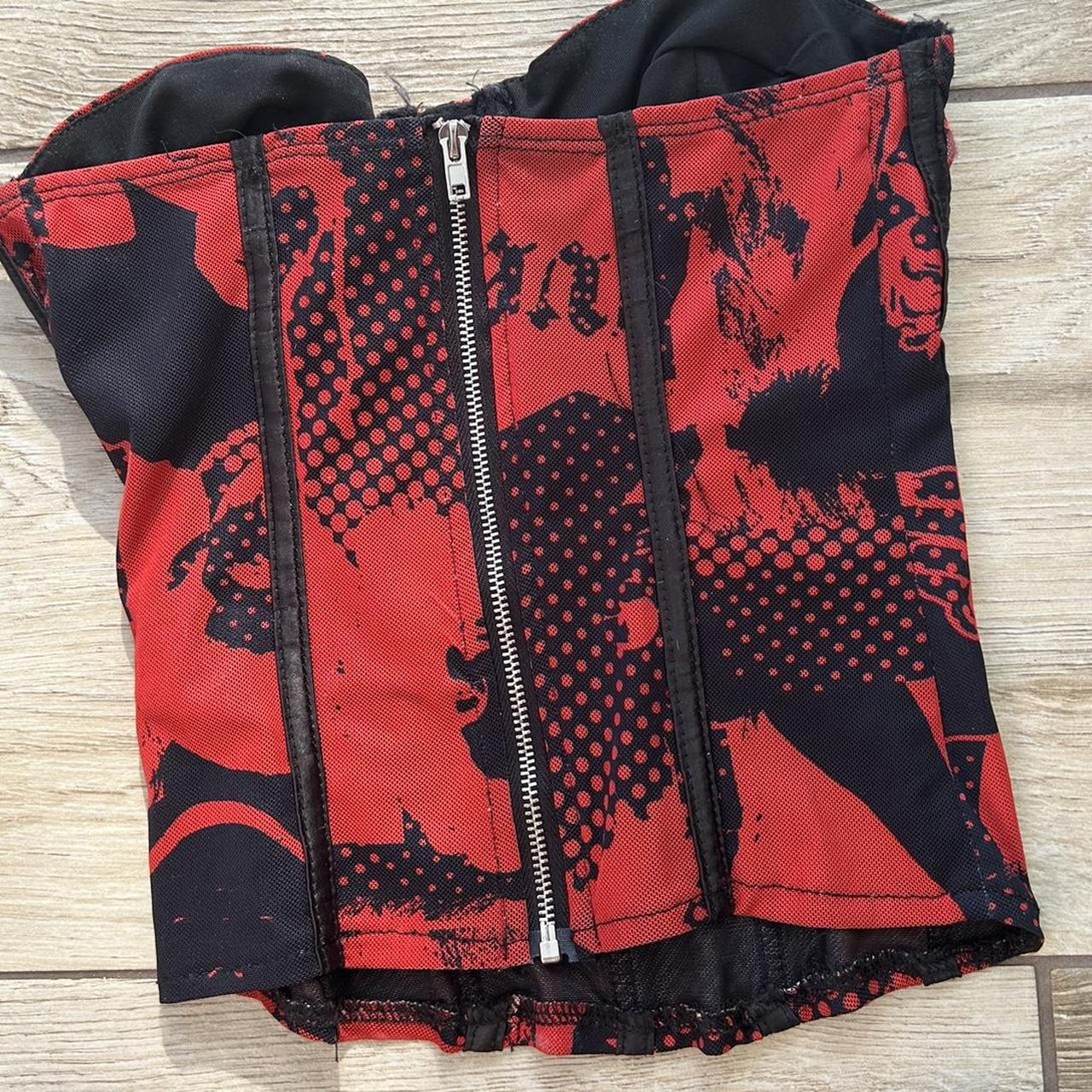 Edikted Red and Black Set both size xs only worn... - Depop