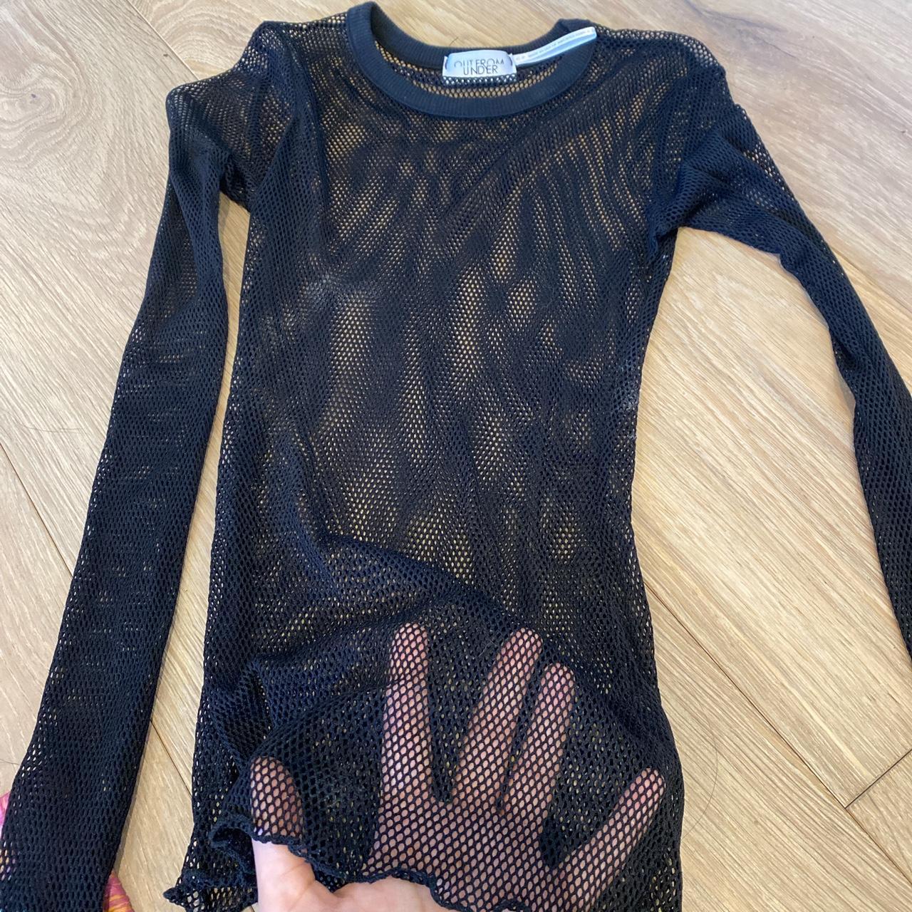 urban outfitters basic fishnet top. Sooo cute for a... - Depop