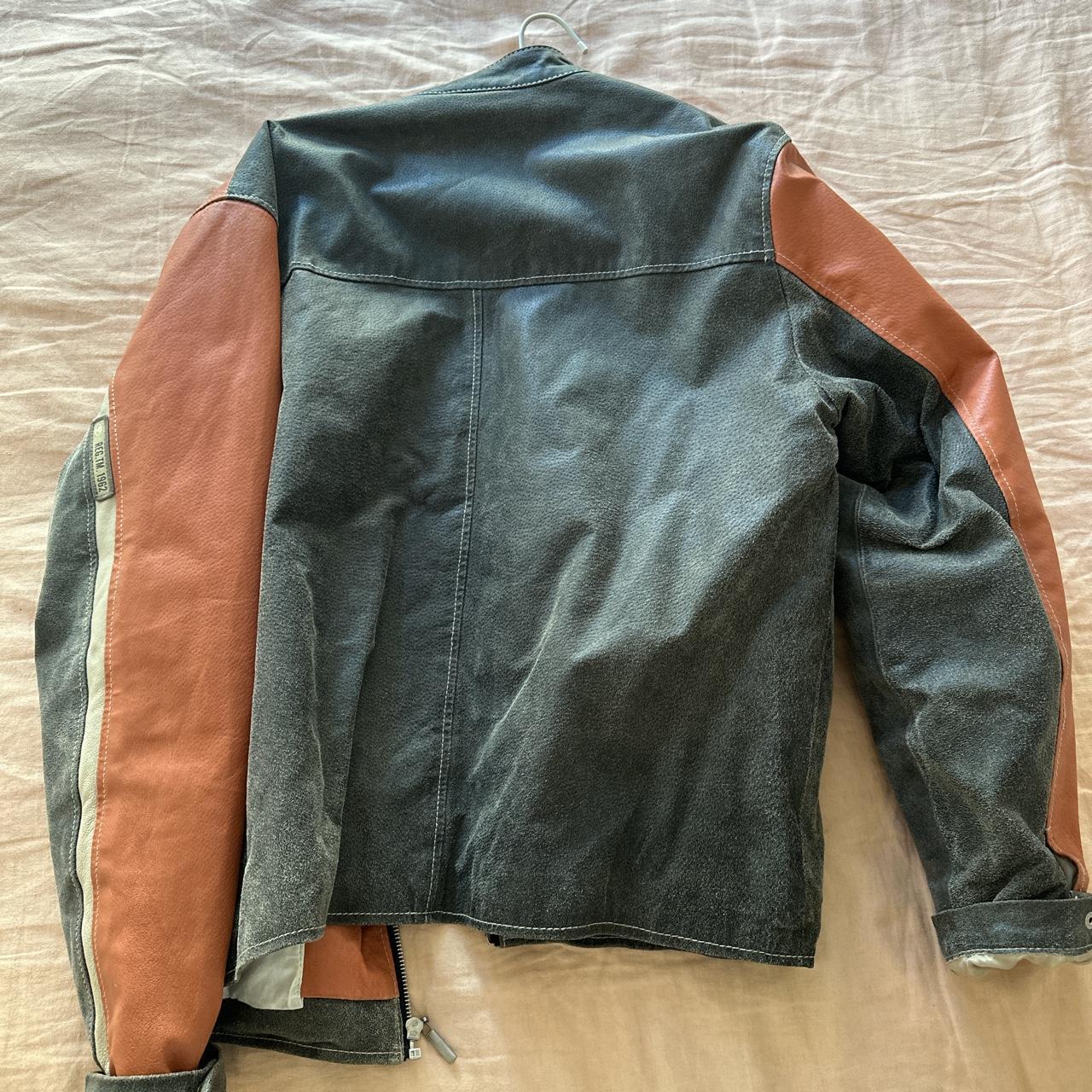 Vintage motorcycle jacket Thrifted in New York... - Depop