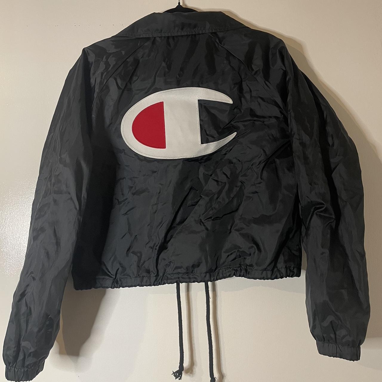 Champion sport crop jacket - Depop