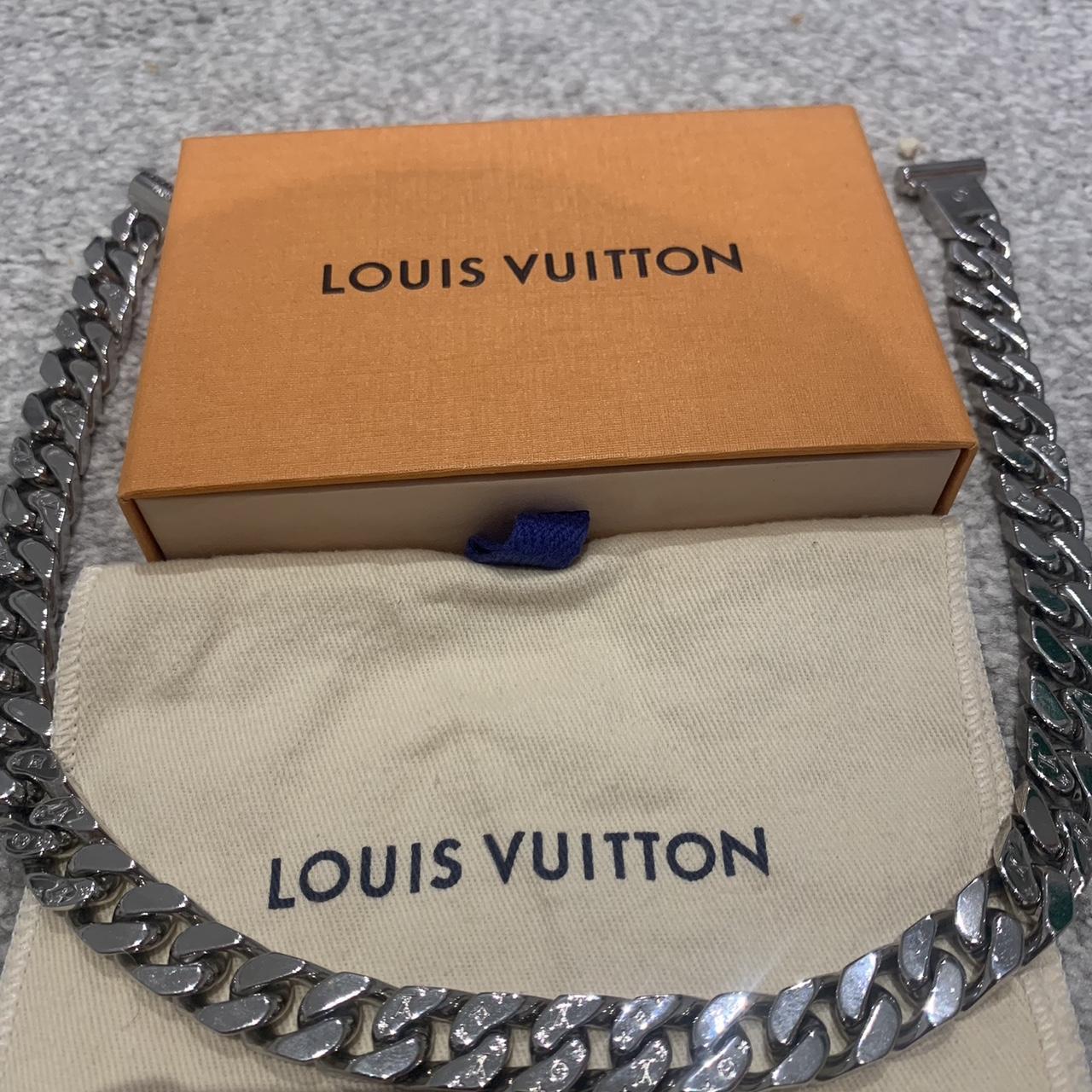 Louis Vuitton Chain Link necklace. Barely ever worn... - Depop