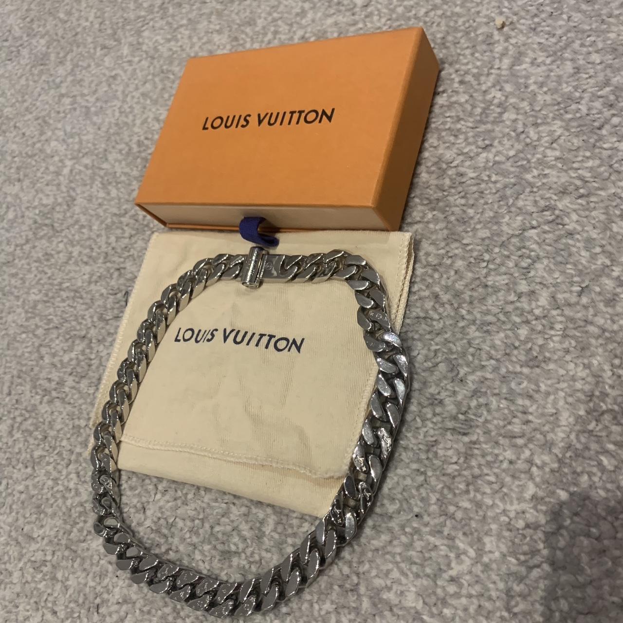 Louis Vuitton Chain Link necklace. Barely ever worn... - Depop