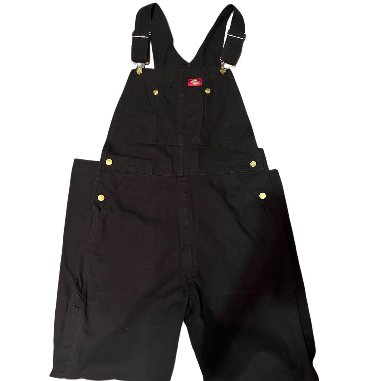 Mens Black Dickies Overalls 32x32 Never Worn Make Depop