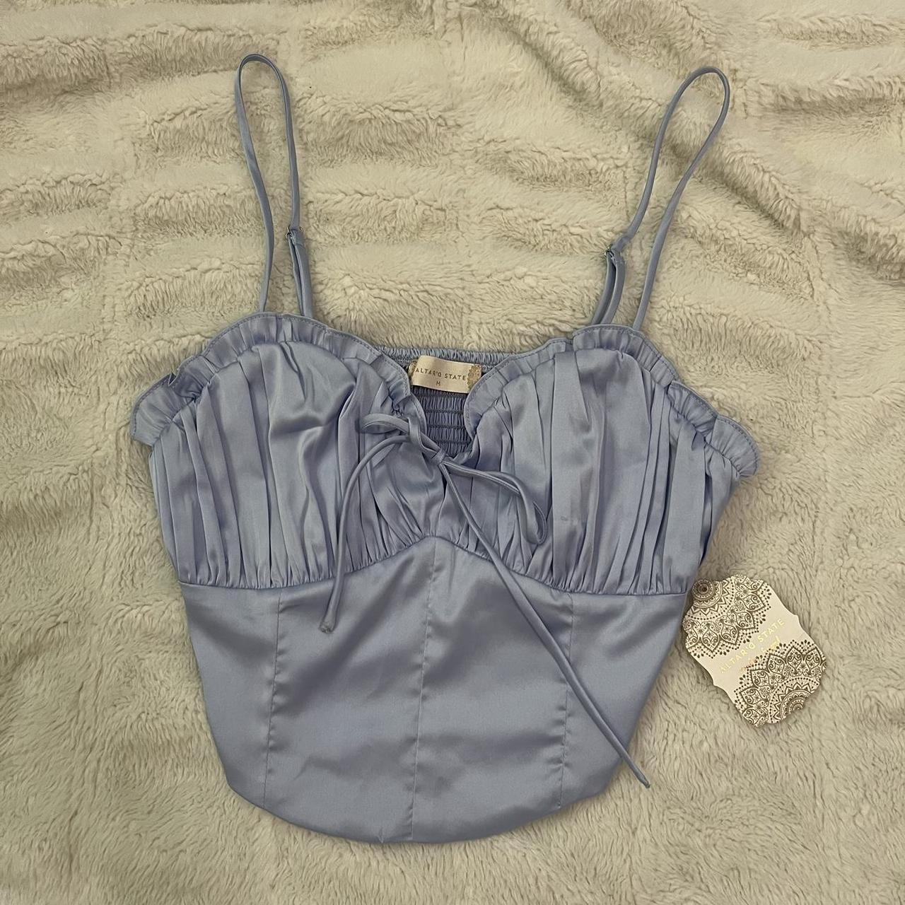 Periwinkle tank top🪻 Brand: Alter’d State - Size:... - Depop