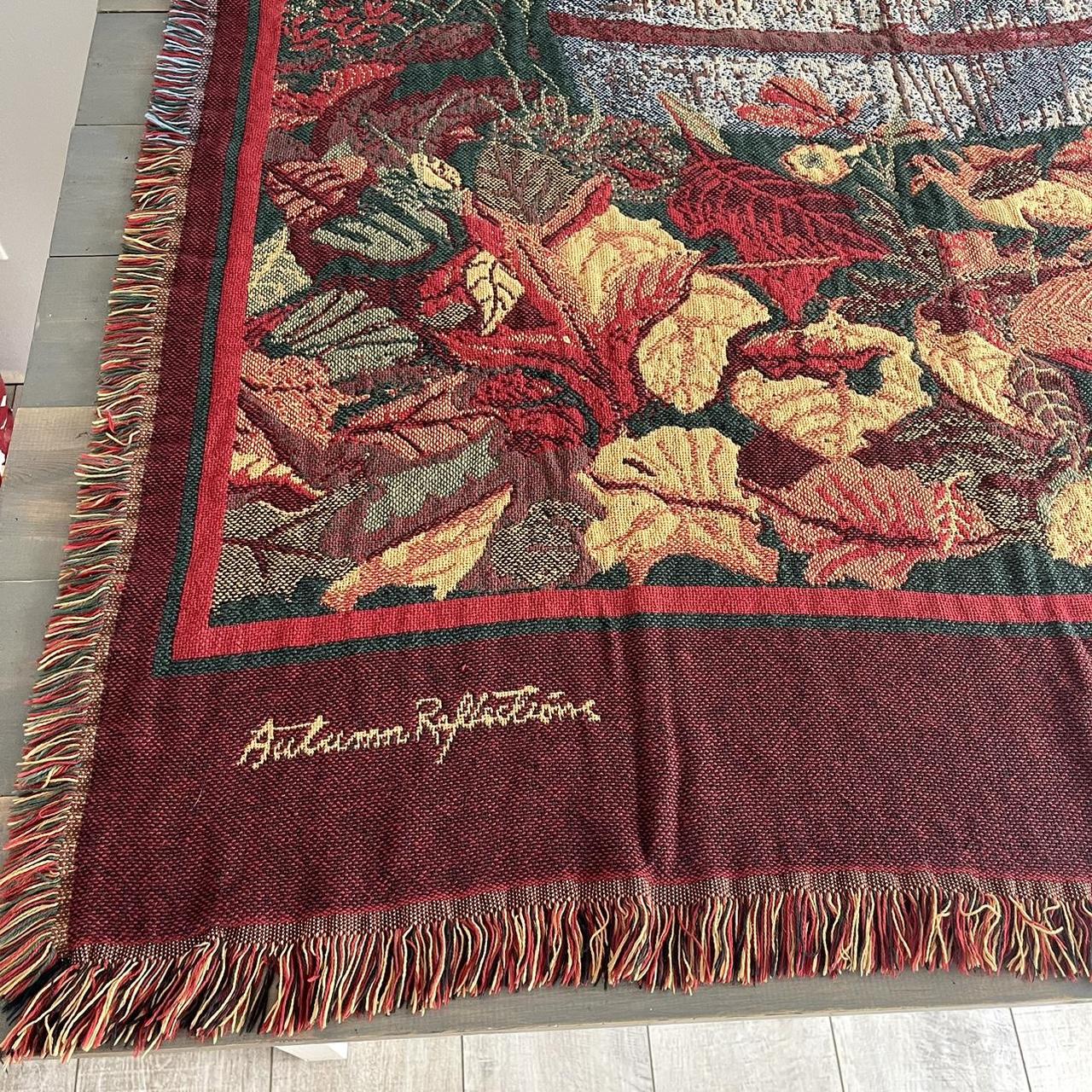 Vintage Bob Timberlake Tapestry Throw Blanket Autumn... - Depop