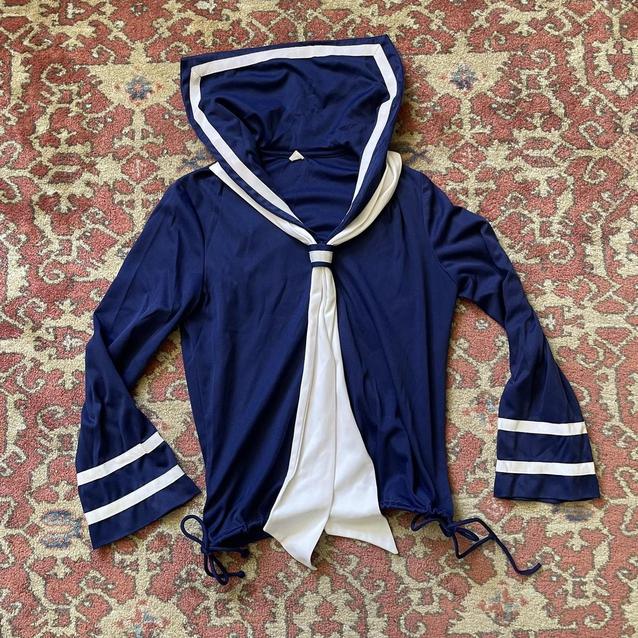 Vintage 60’s sailor top Fits medium to large No... - Depop