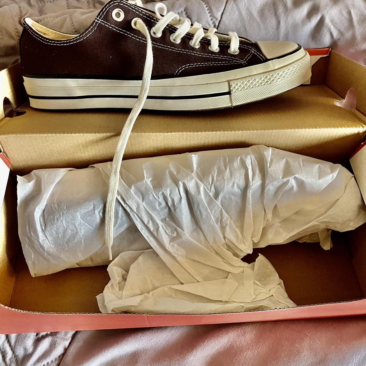 Converse 70s low - dark brown/mocha Uk size 10.5... - Depop