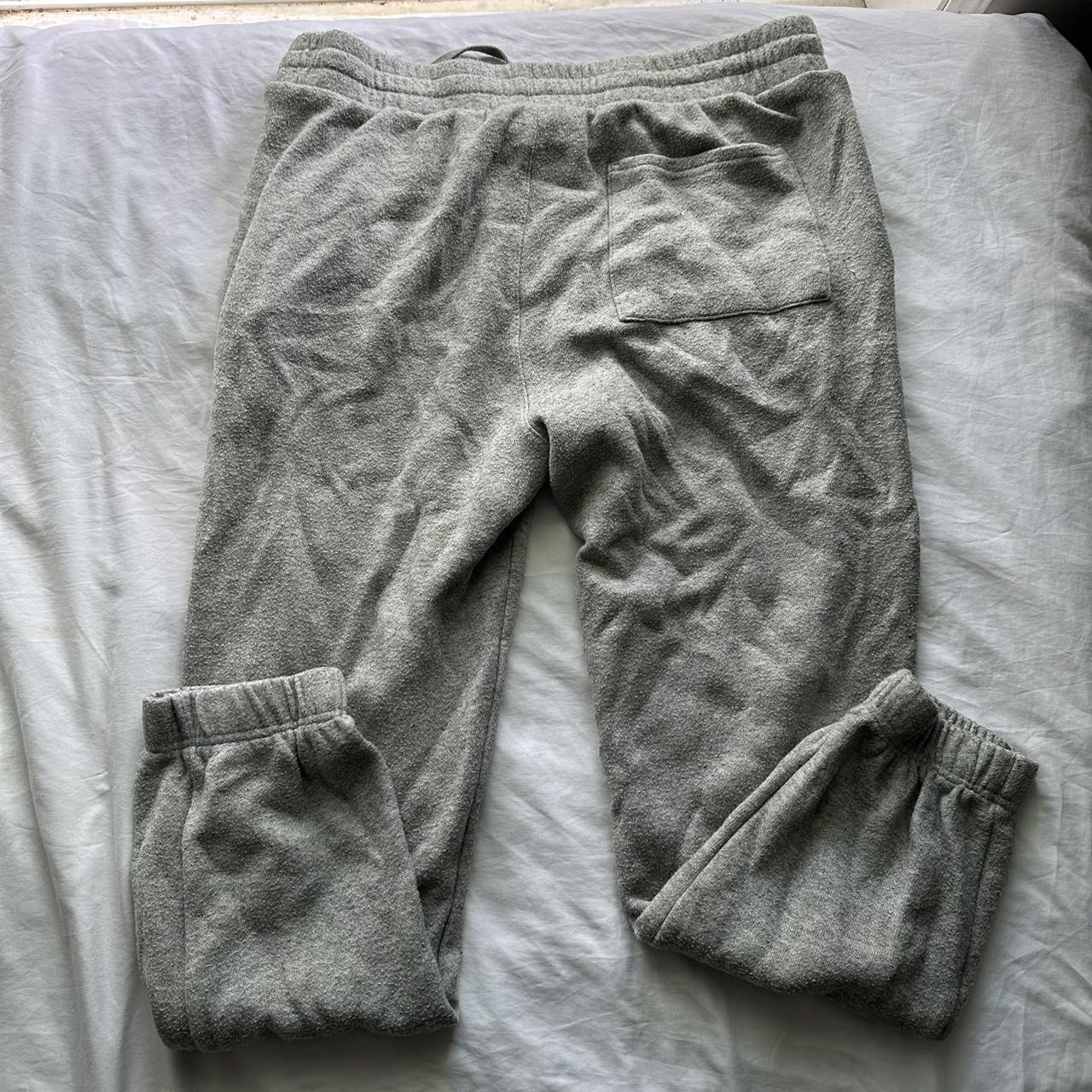 Grey Basic Sweatpants - size mens medium - no... - Depop