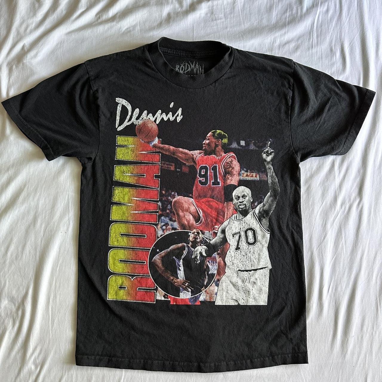 Dennis Rodman Graphic Tee - condition is great, no... - Depop