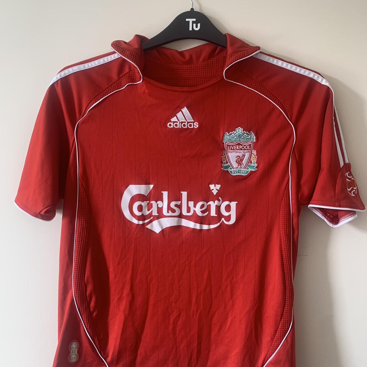 Rare vintage Liverpool kit 2007/8 Size: M (more... - Depop