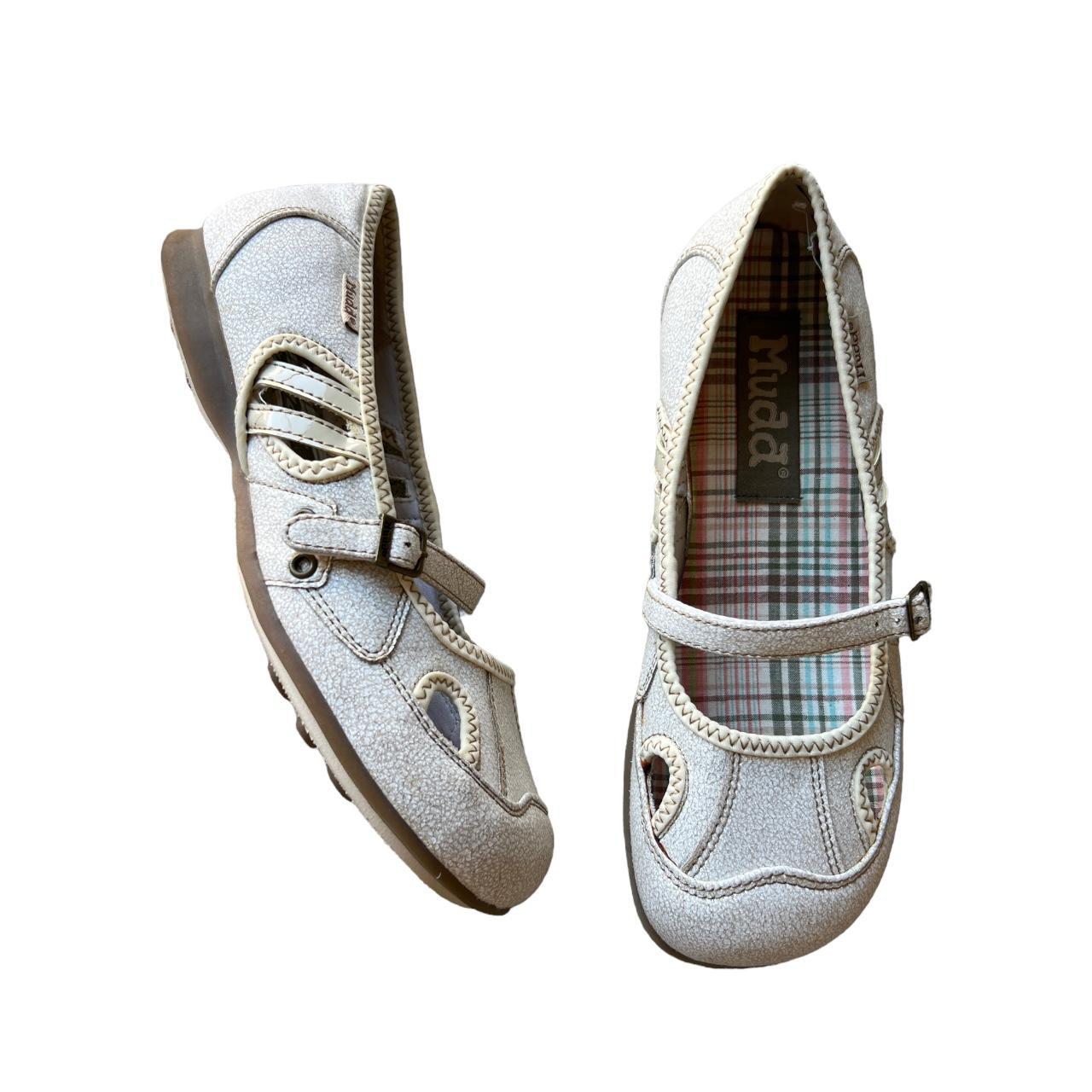 y2k Mudd Chunky Ballet Flats • Vintage early... - Depop