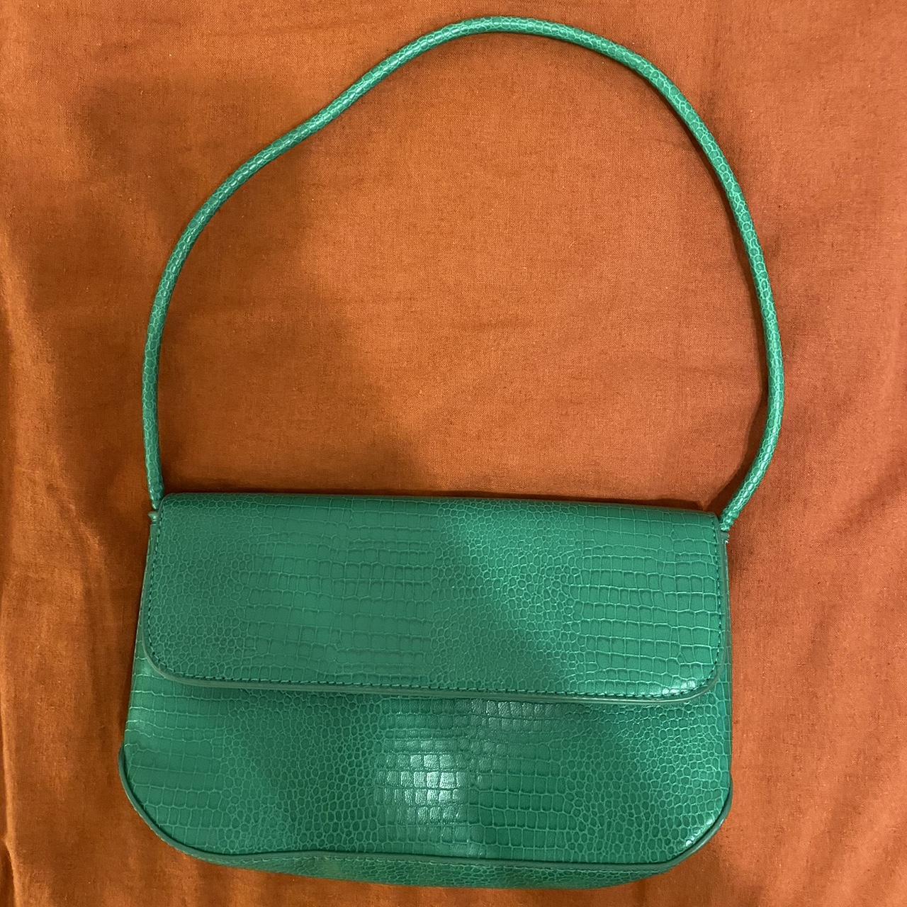 Glassons shoulder handbag in green. Brand new... - Depop