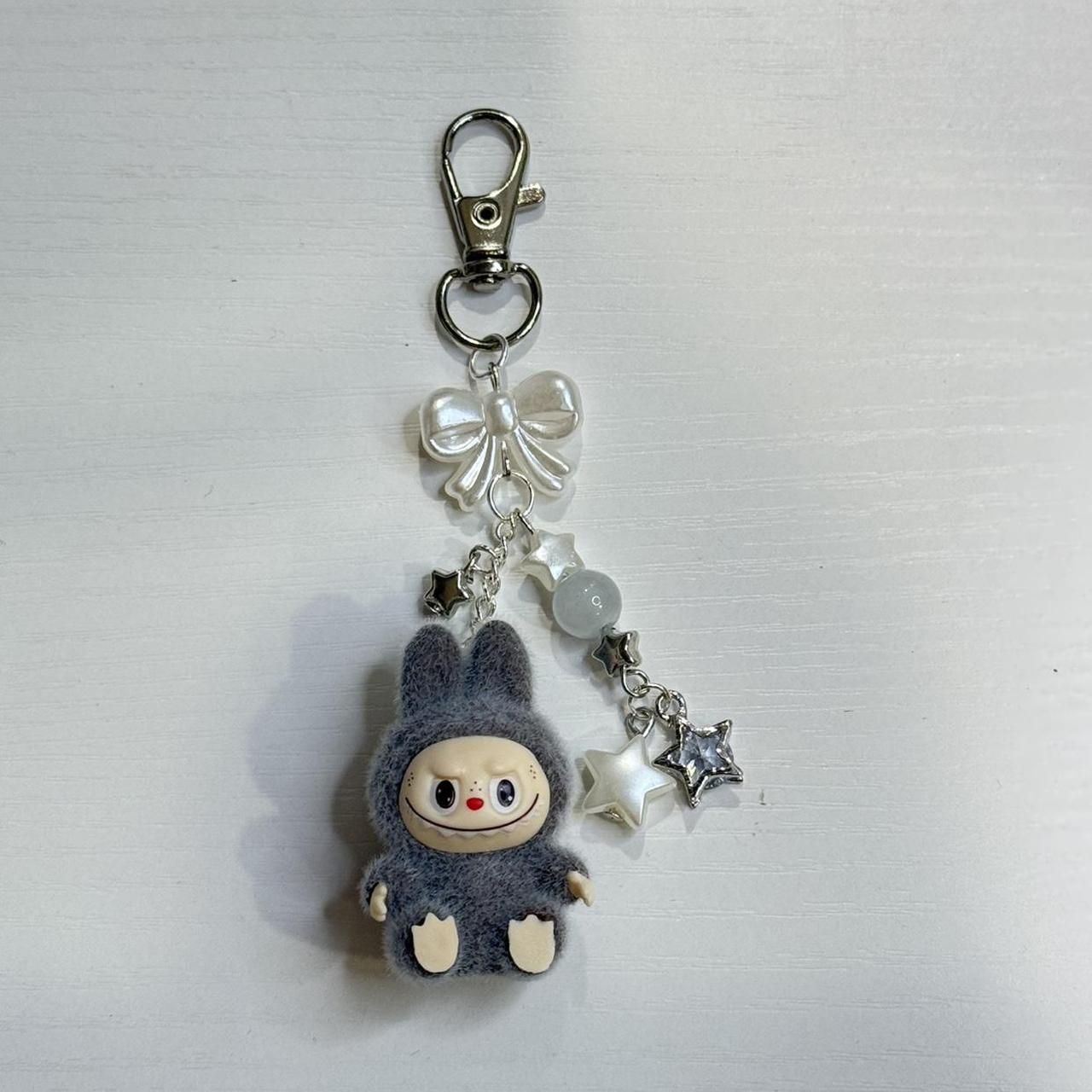Sitting Labubu Grey Phone / Bag Charm - bundle for... - Depop