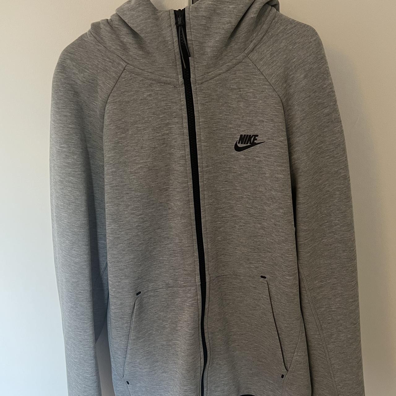 Grey Nike Tech Fleece Jacket Old Season Size... - Depop