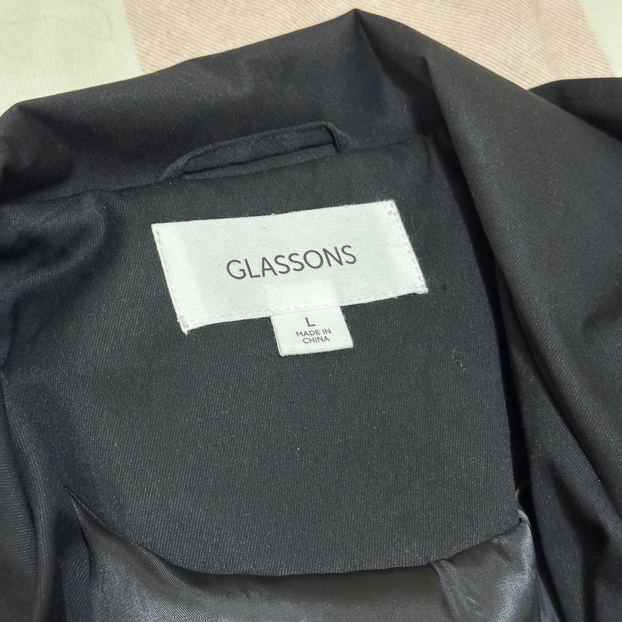 Glassons Classic Black Longline Trench Coat - Size... - Depop