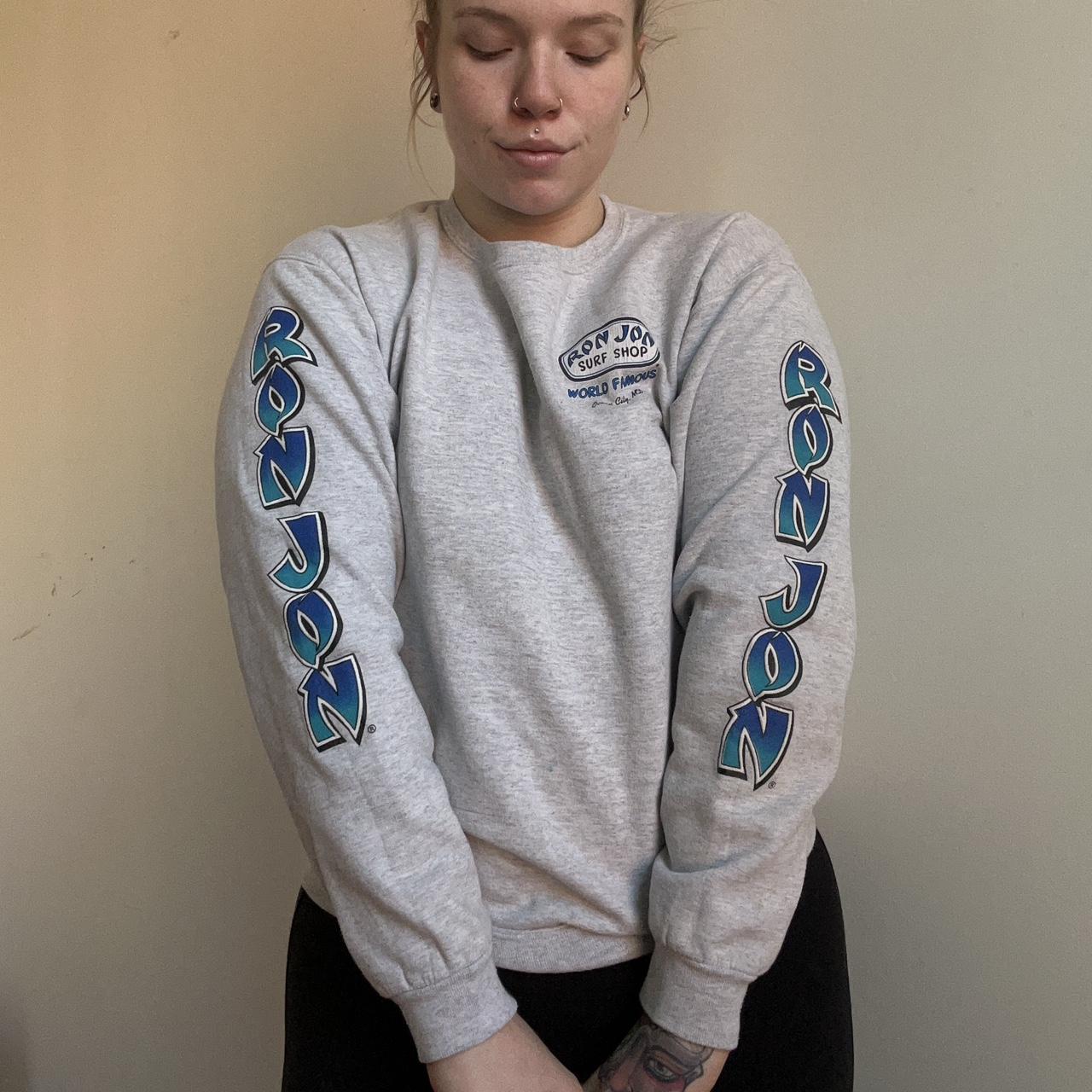 90s RonJon Surf Shop Crewneck Surfs Up 🏄 OCMD... - Depop