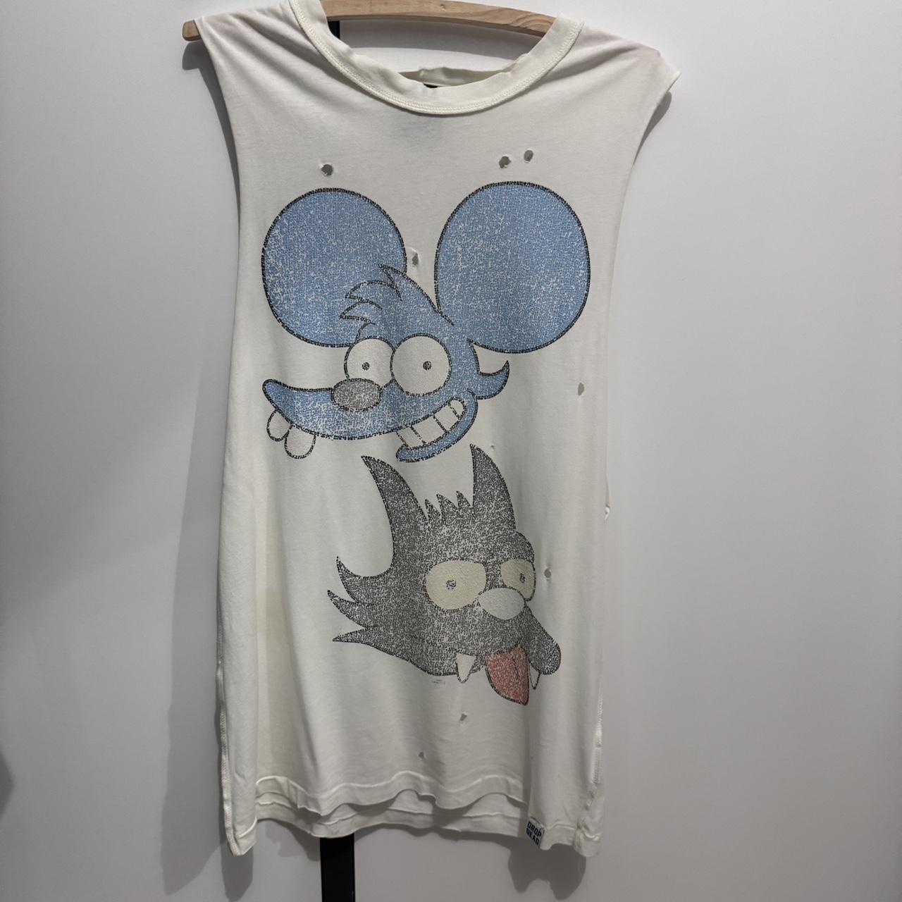 Drop Dead Tank -paint chipping away - Depop