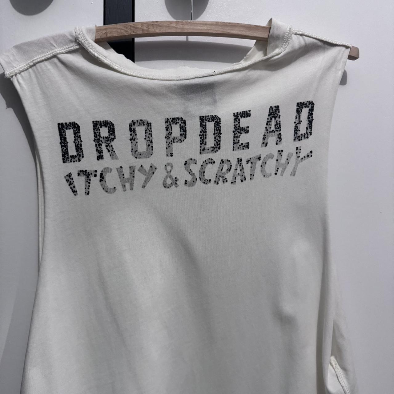 Drop Dead Tank -paint chipping away - Depop