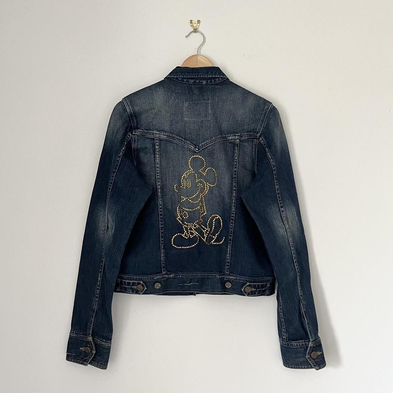Vintage Walt Disney Denim Jacket Condition:... - Depop