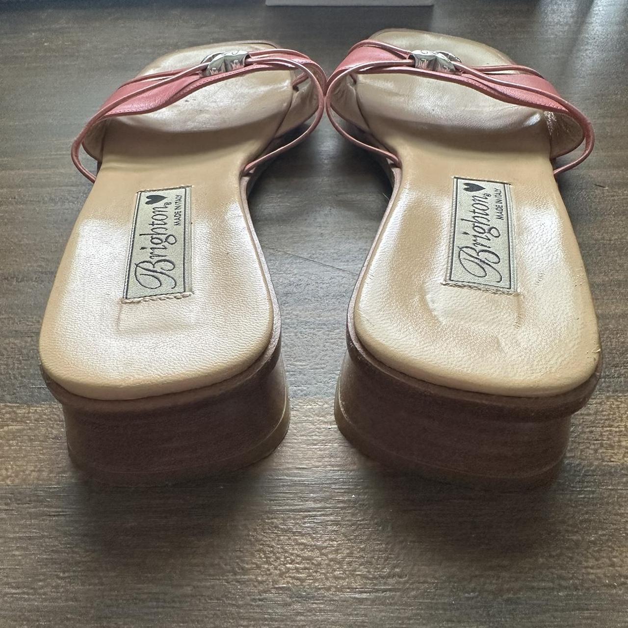 Brighton Women's Pink Sandals | Depop