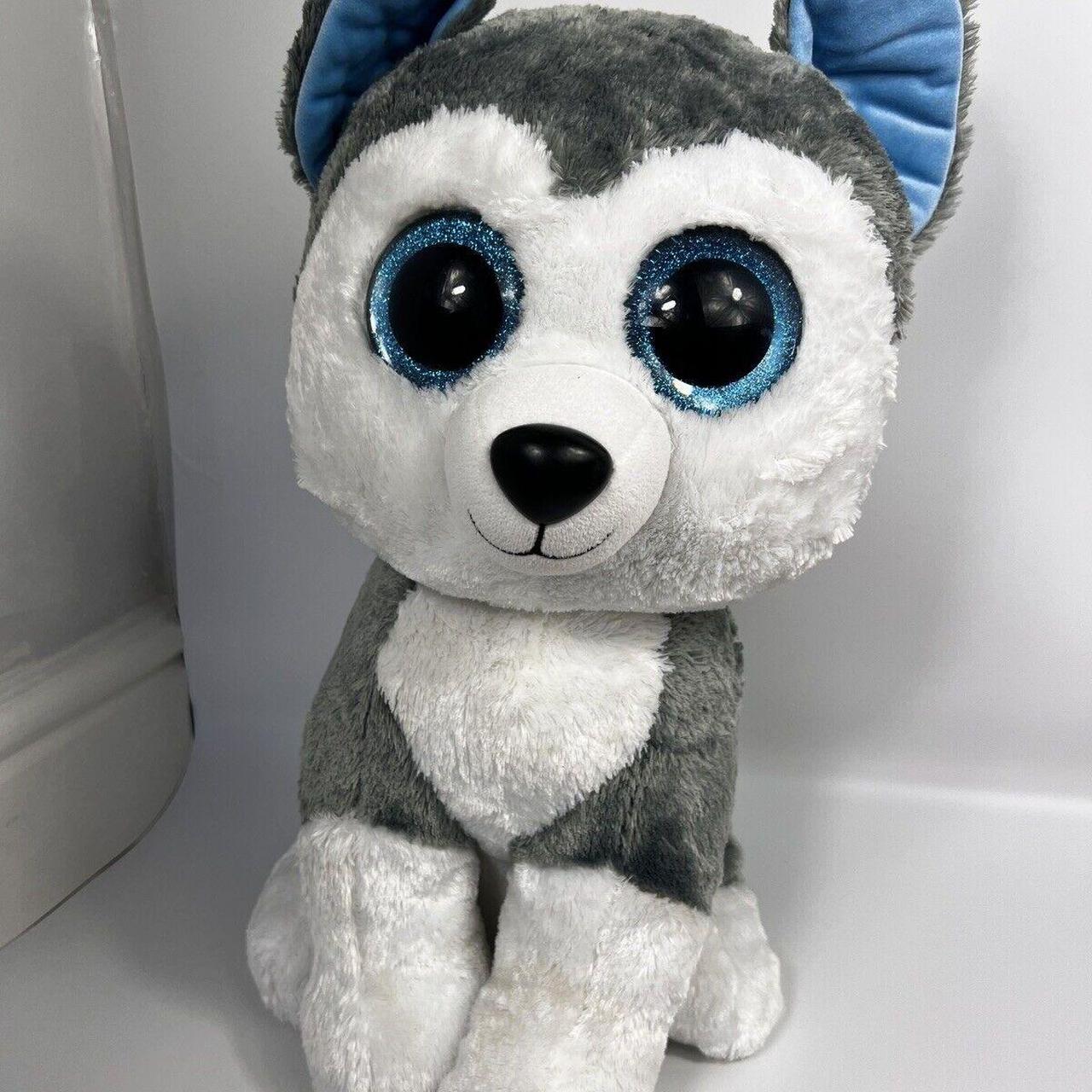 TY Slush Husky Dog Large Beanie Boo 40cm / 16 inch... - Depop