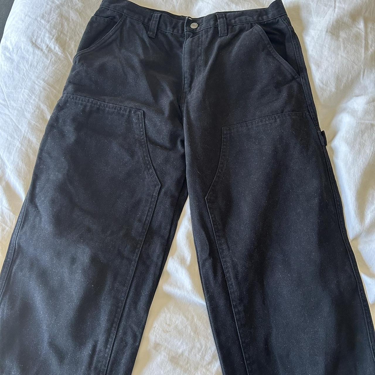 Stussy Double Knee Denim - Nice panel detailing -... - Depop