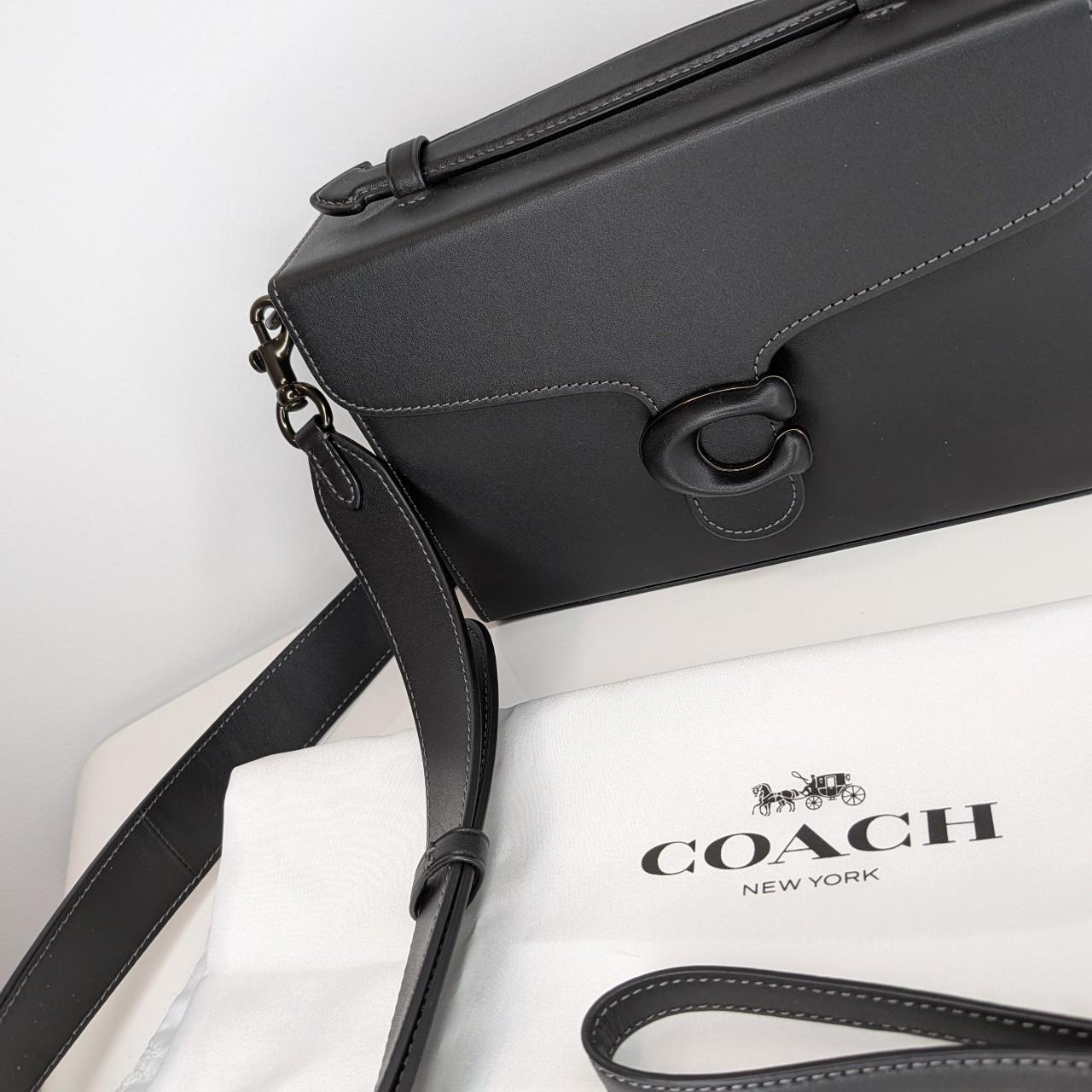 Coach Tabby Box Bag Black Glove Tanned Leather. A... | Depop