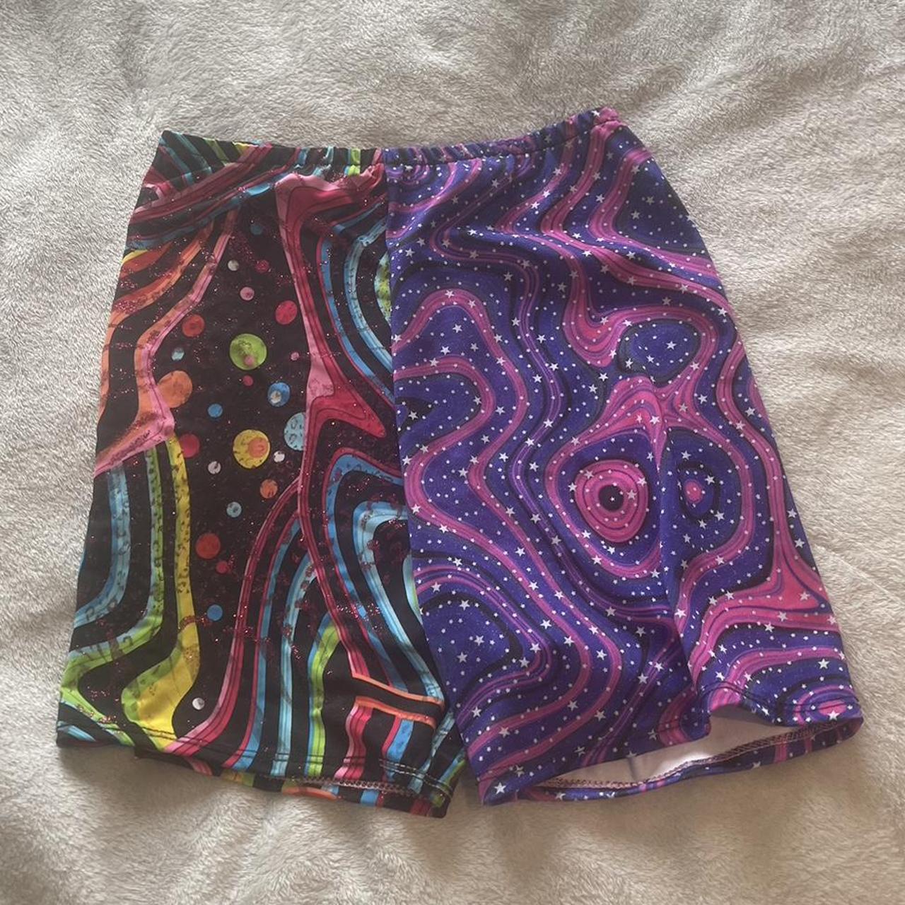 Mcewan funky rave shorts, xs, excellent condition,... - Depop