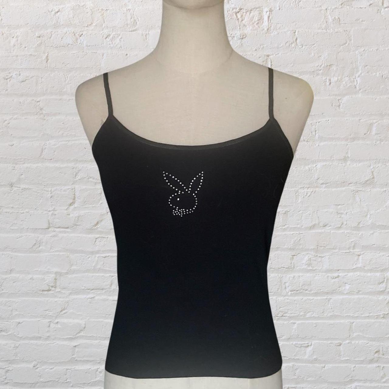 Iconic genuine vintage playboy tank top with classic... - Depop