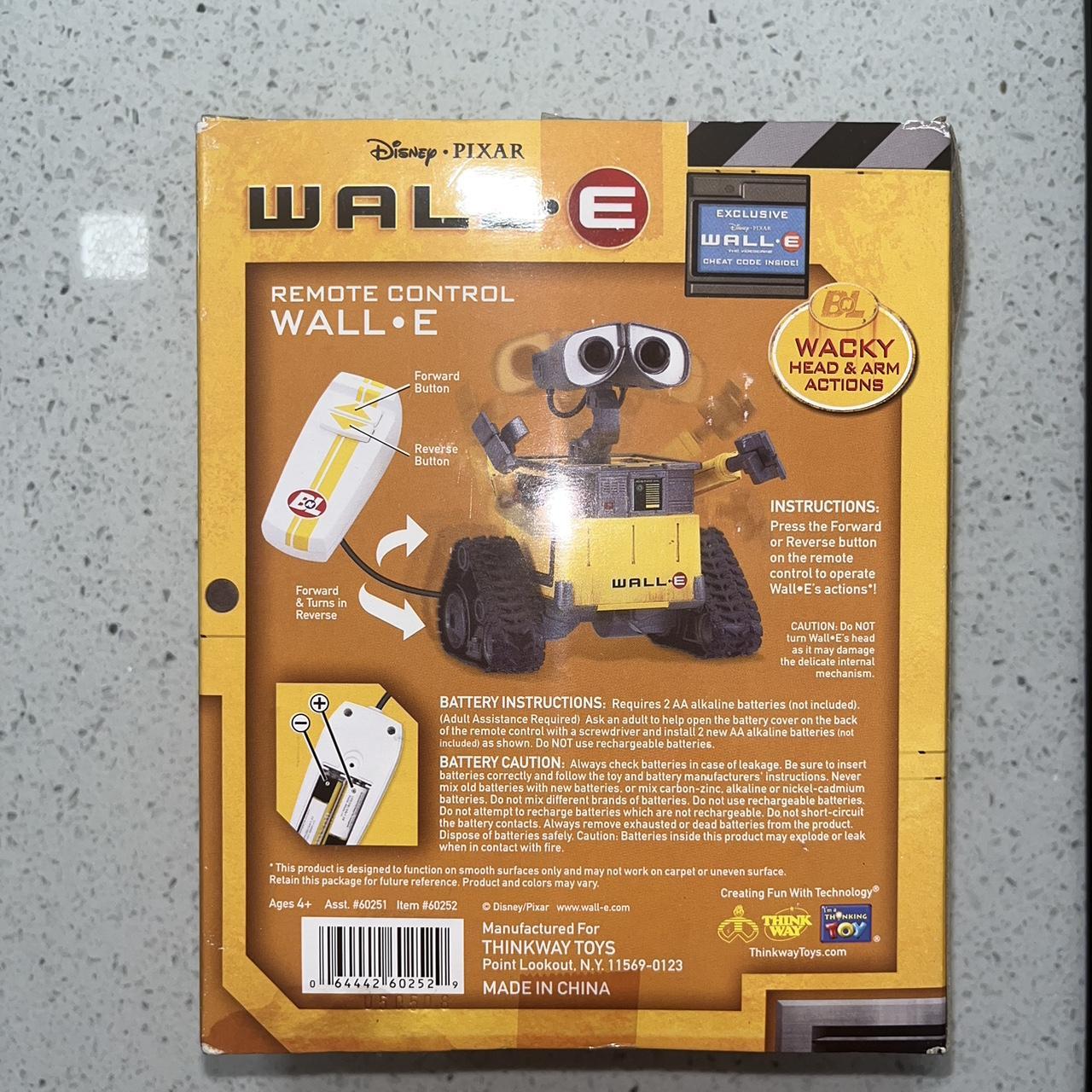 Disney Pixar WALL-E Remote Control Robot by Thinkway... - Depop