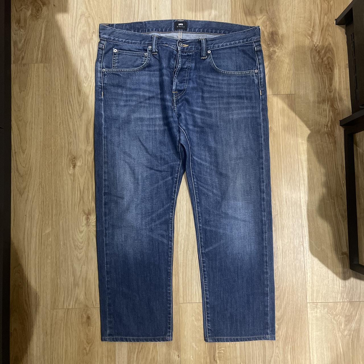 Edwin Jeans This is certainly an uncommon shape... - Depop
