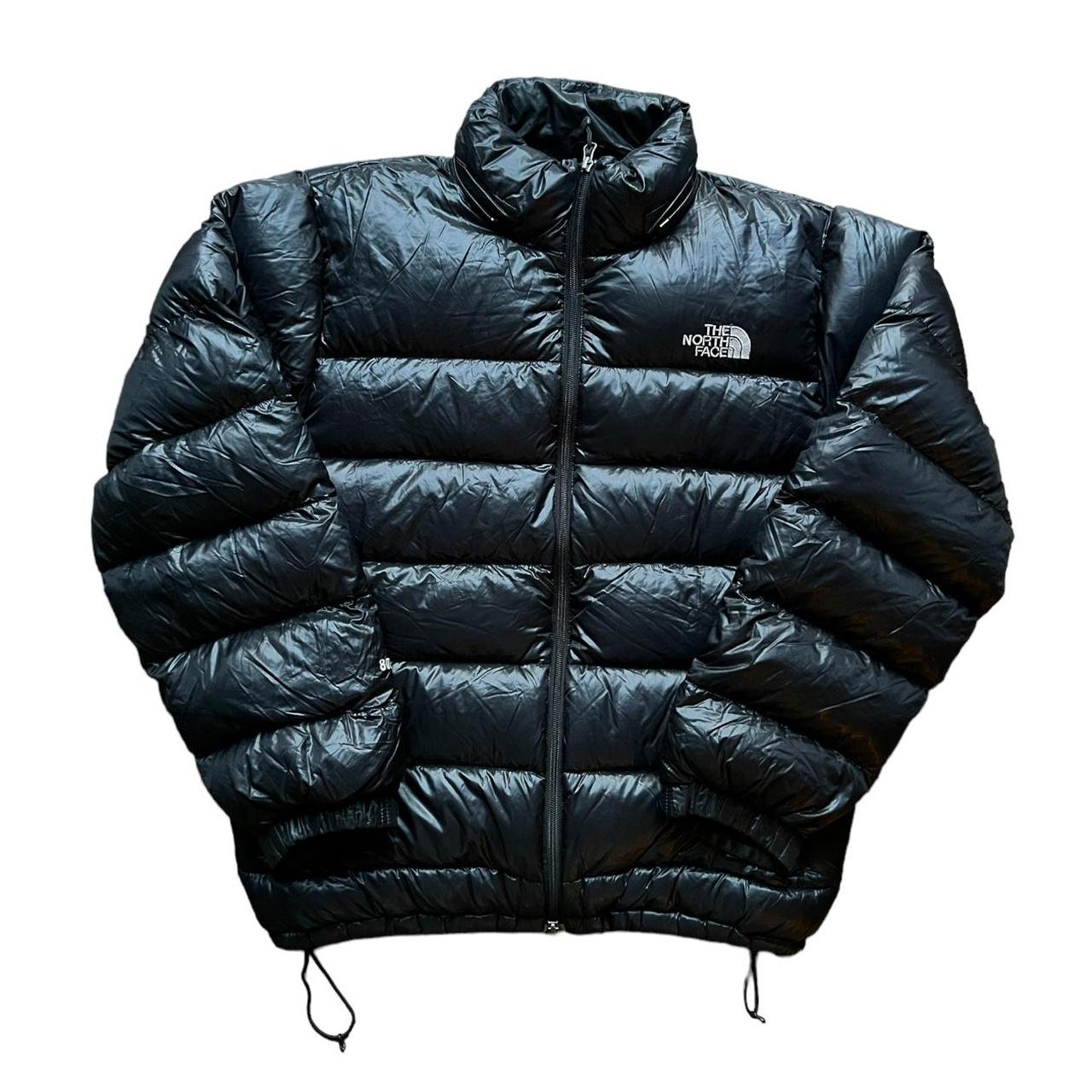Vintage The North Face Nuptse 800 Black Puffer... - Depop