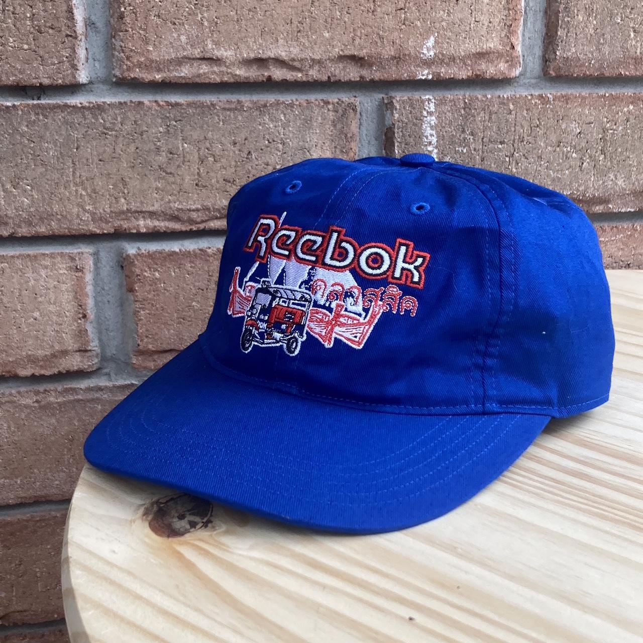 Rare vintage dead stock Reebok tuktuk snapback... - Depop