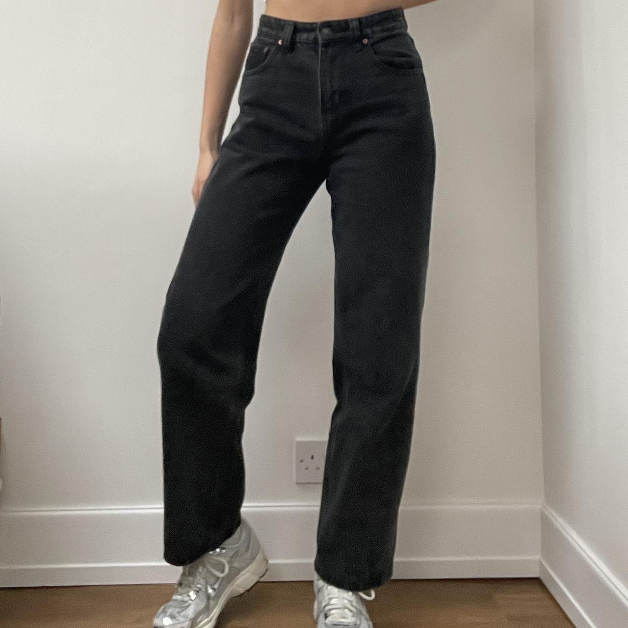 Motel parallel black jeans high waisted Size... - Depop