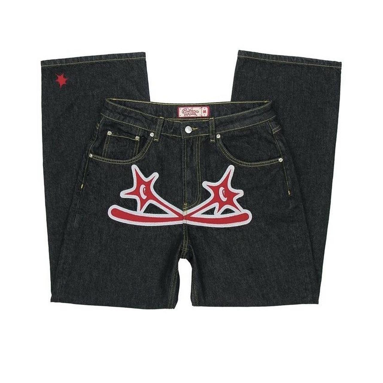 Protect Ldn Red spike jeans sold out super fast... - Depop