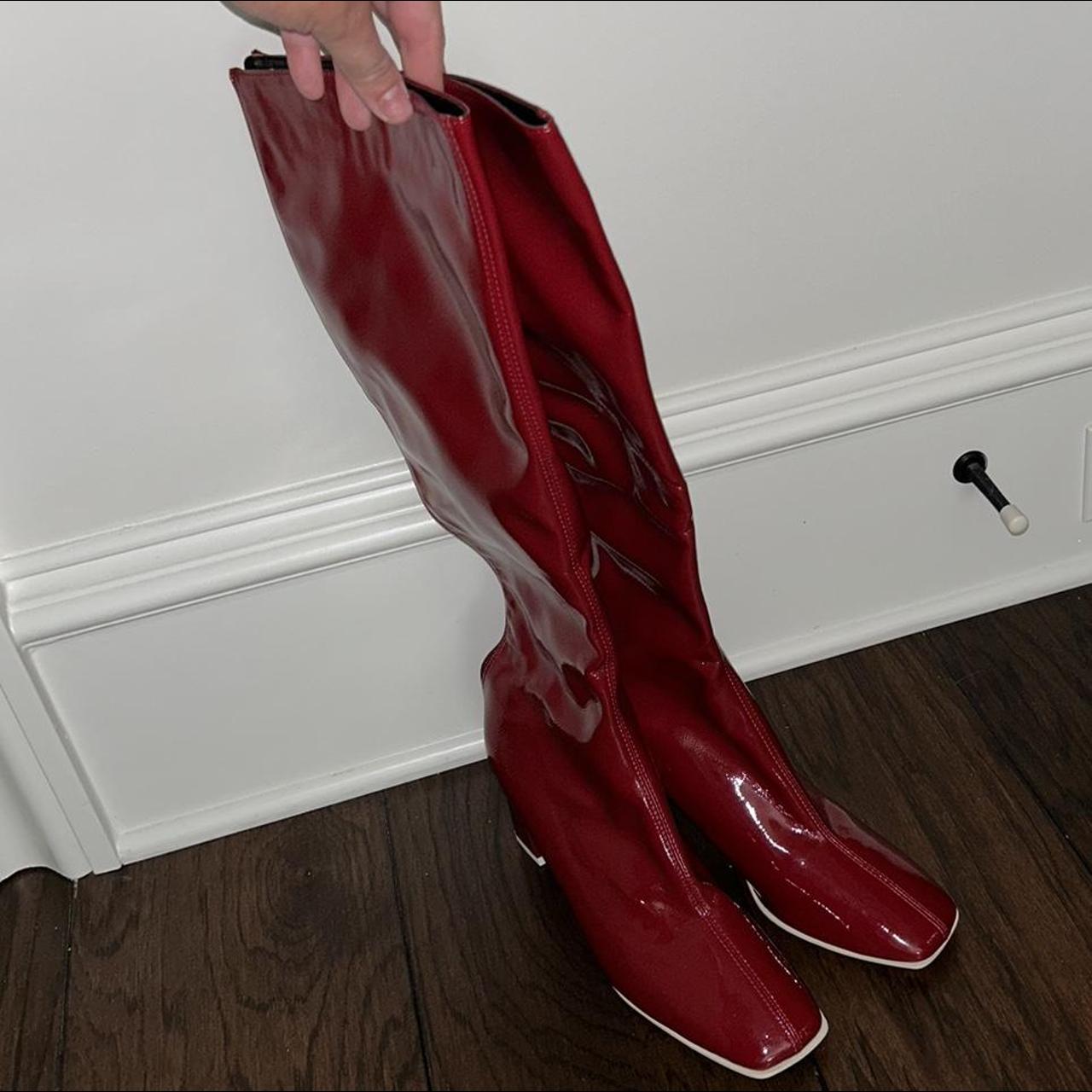 Women's Red Boots | Depop