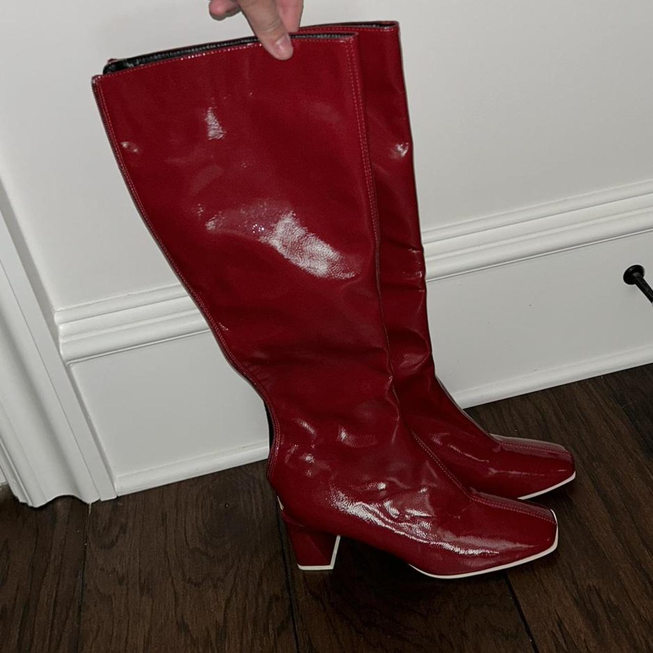 Women's Red Boots | Depop