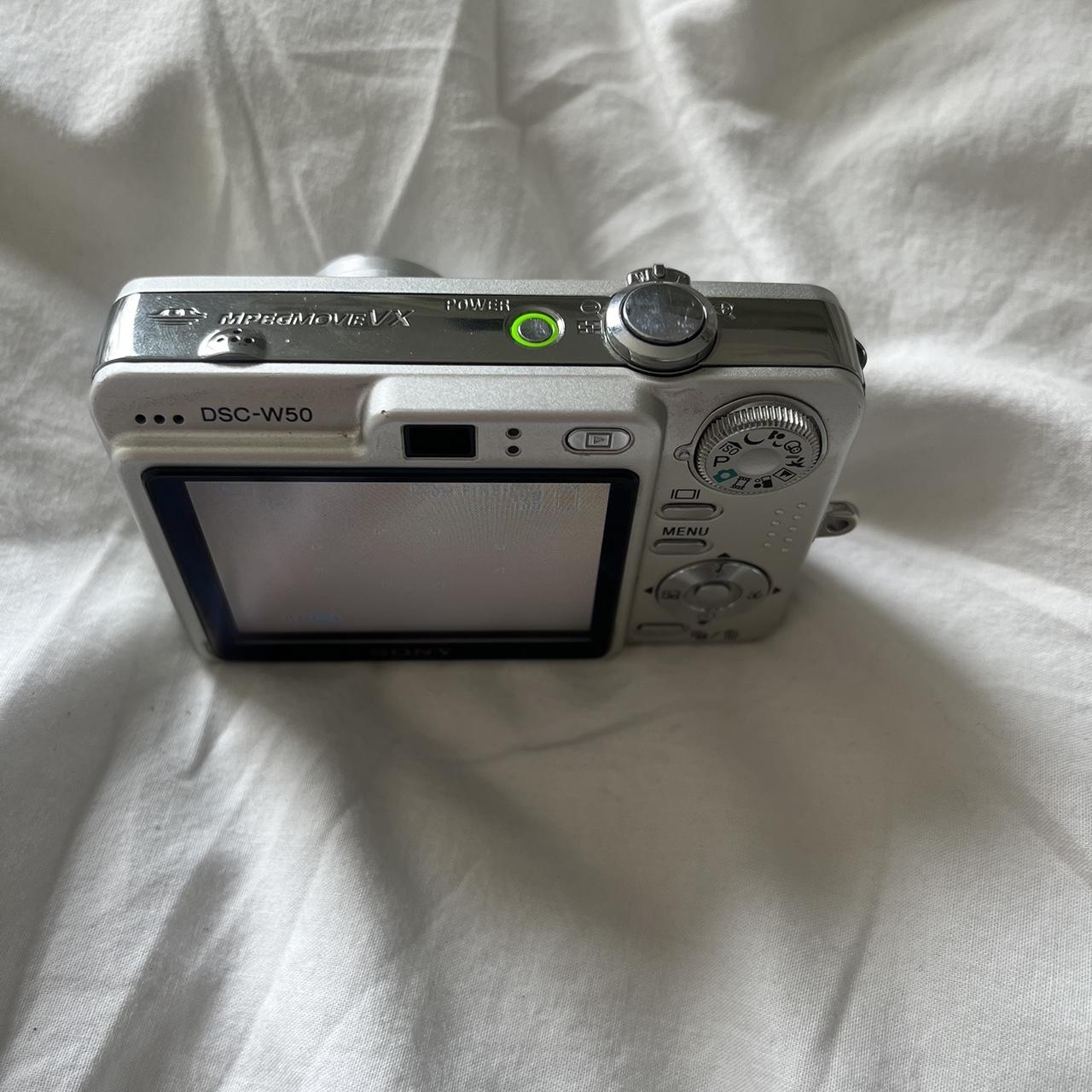 Sony Cybershot Digital Camera in silver DSC-W50... - Depop