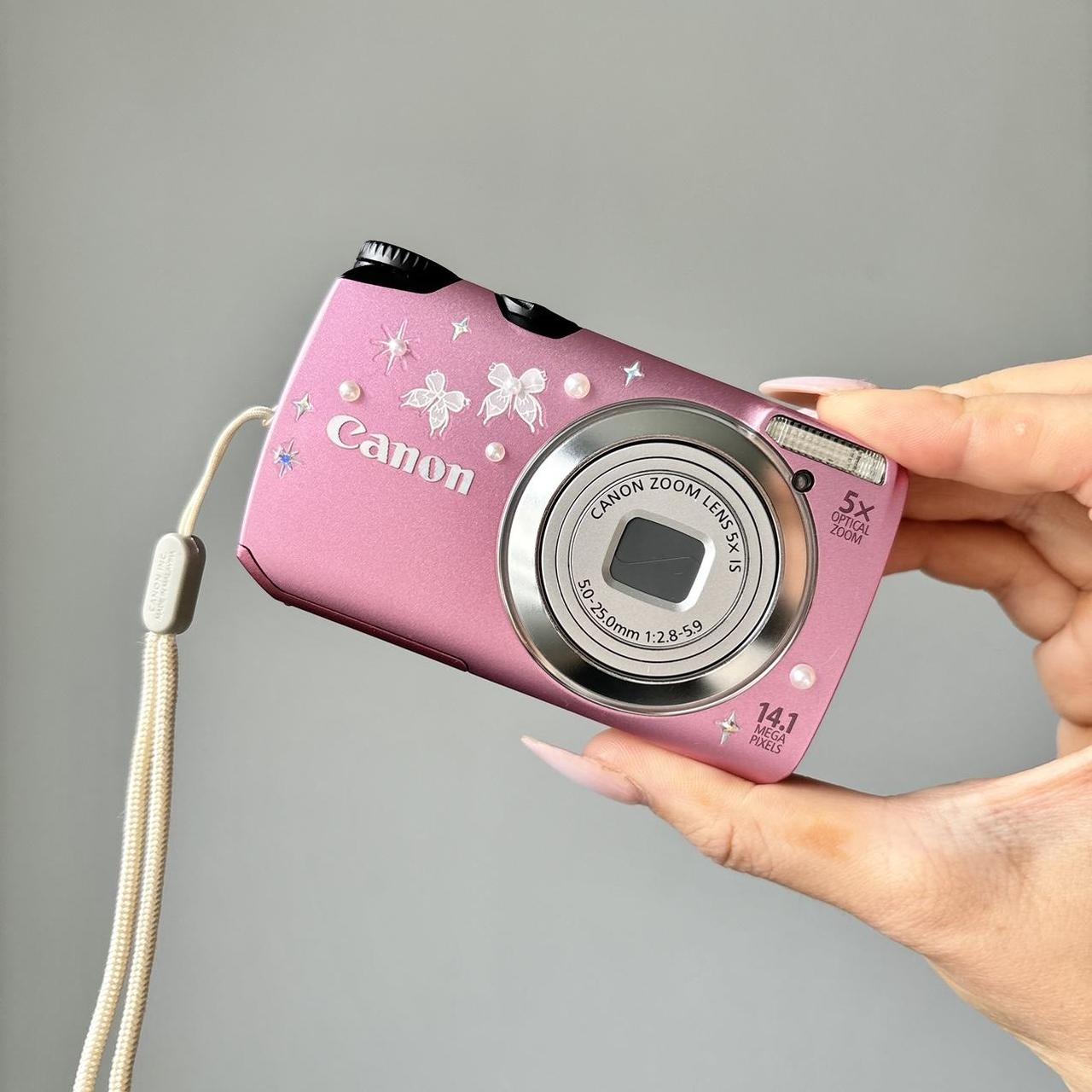 Canon Powershot Digital Camera Digi Cam in baby... - Depop