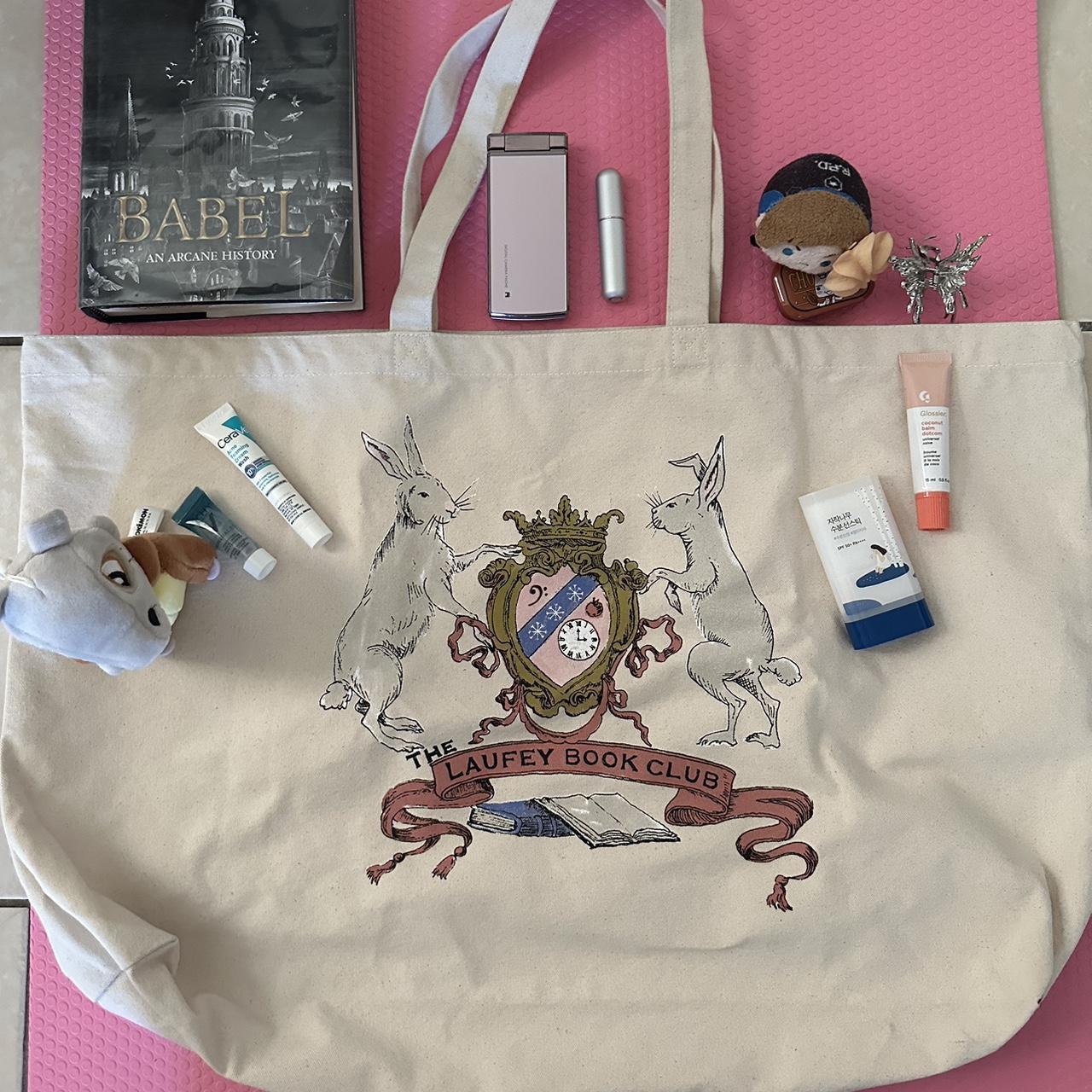 Laufey book club tote bag Items shown are not... - Depop