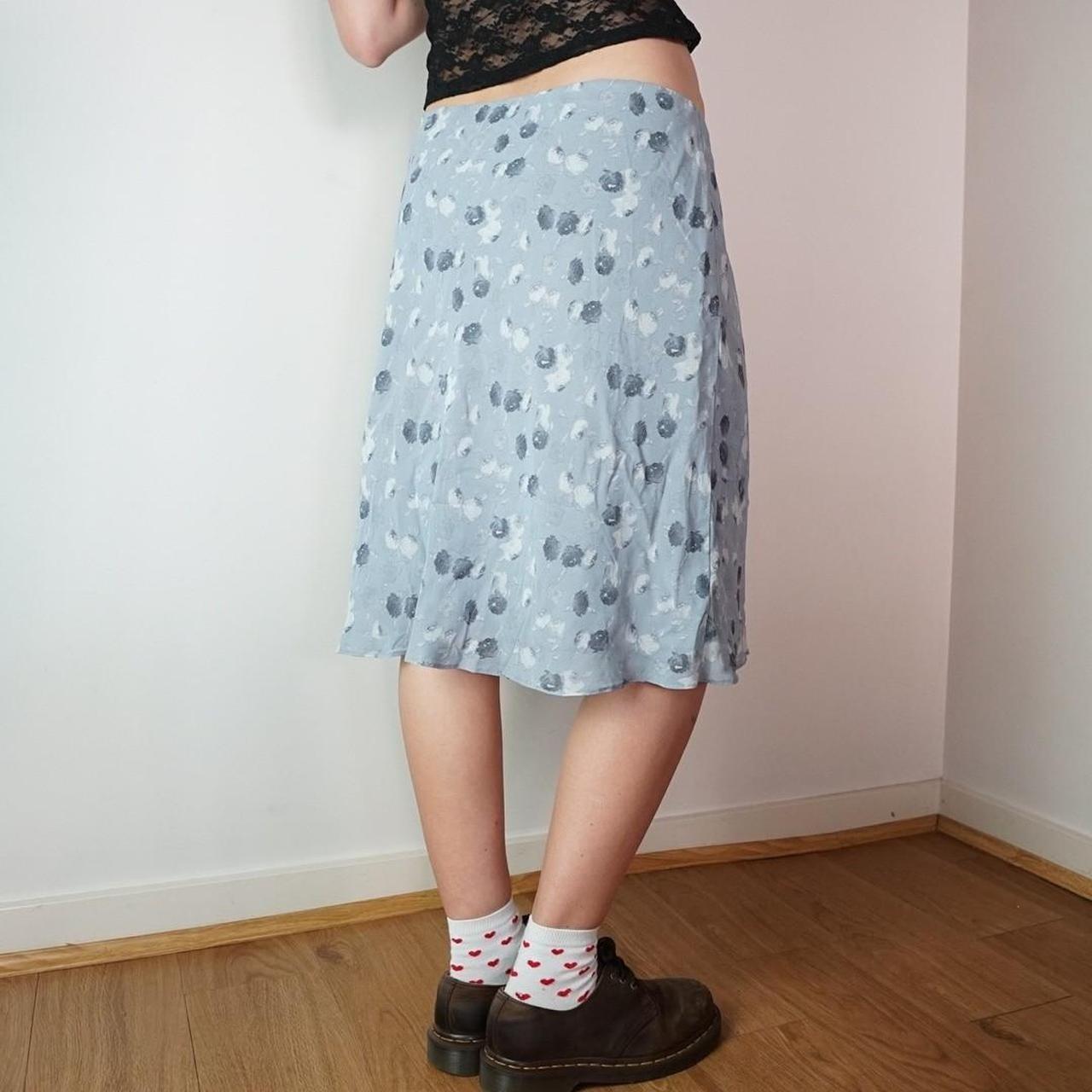 Y2K perfect chiffon overlay blue whimsygoth fairy... | Depop