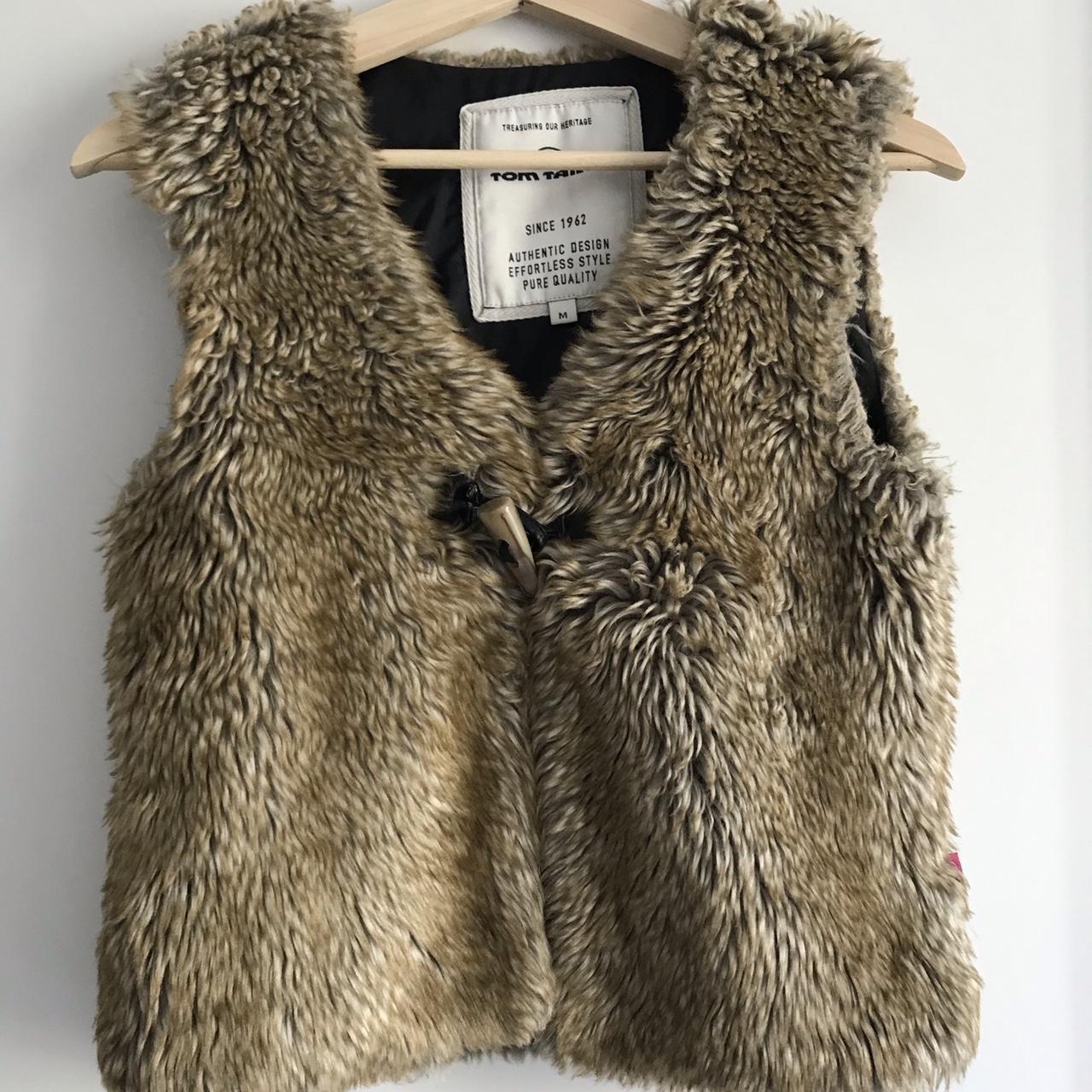Fake Fur Vest - Depop