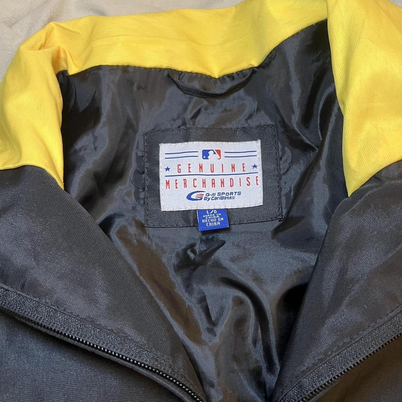 Black and yellow Pittsburgh Pirates windbreaker... - Depop