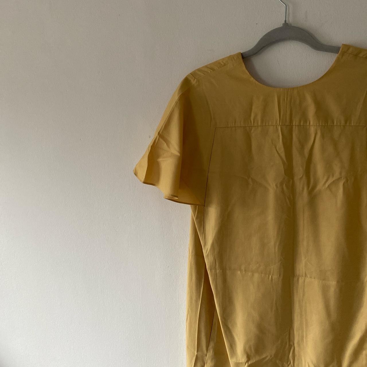 COS mustard yellow mini dress Uk 6/8 - Depop